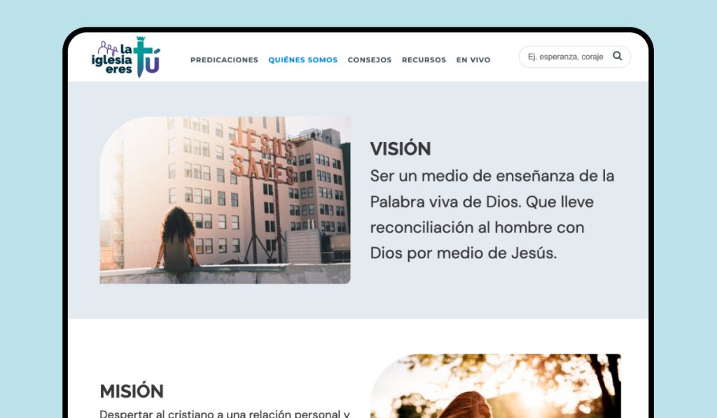 La Iglesia eres tú - Product Design, UX Strategy, SaaS Platforms & Data ...